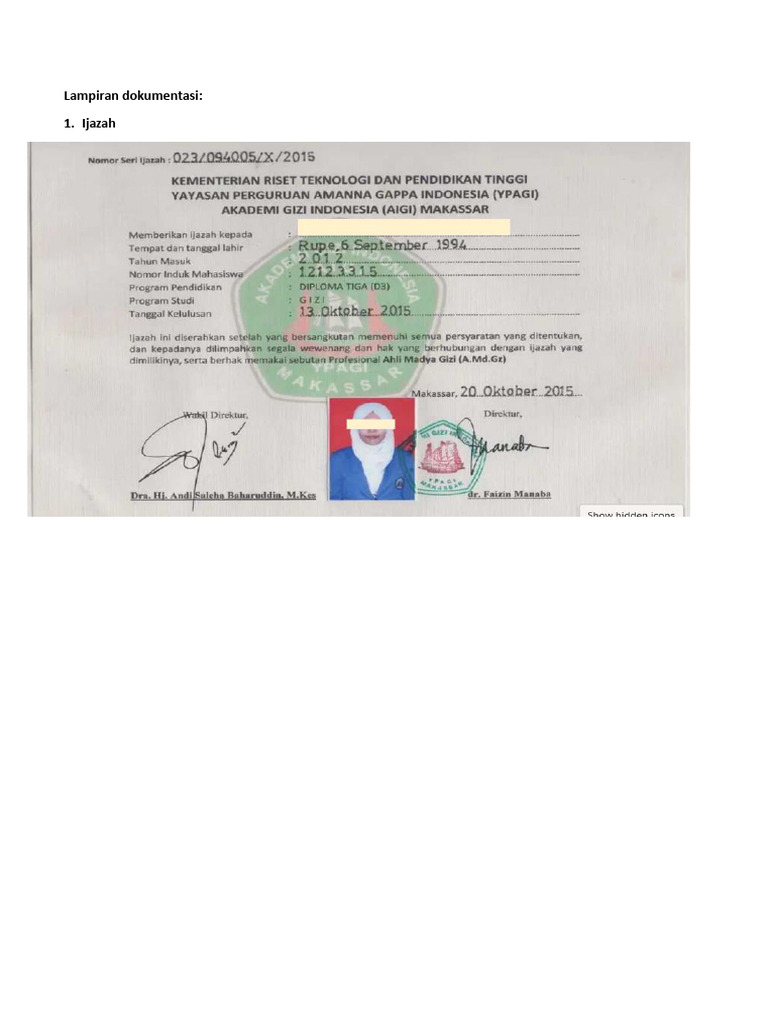 Lampiran Dokumentasi | PDF