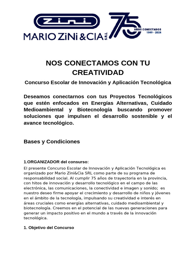 Bases y Condiciones | PDF