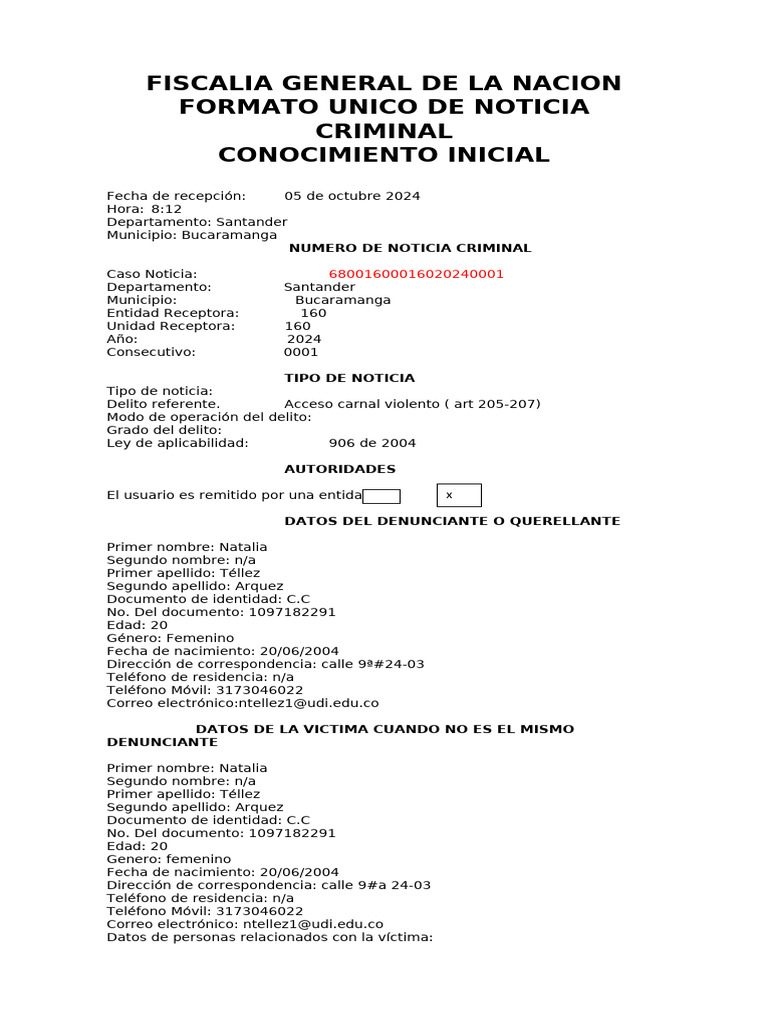 Noticia Criminal (3) | PDF