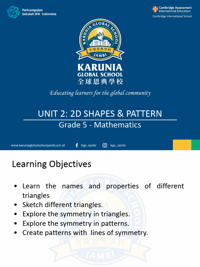 2D Shapes and Pattern | PDF