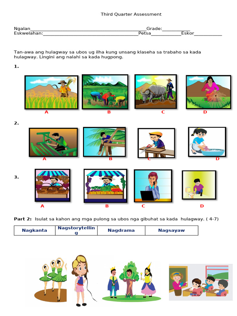 Third Quarter Assessment | PDF
