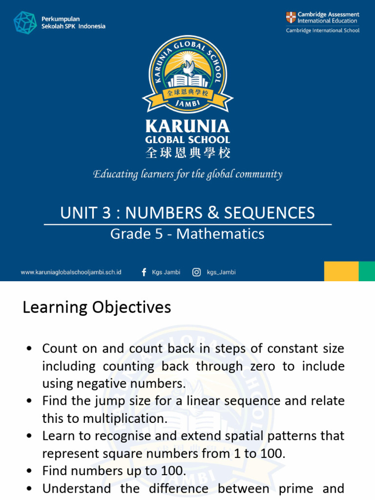 Number and Sequences | PDF