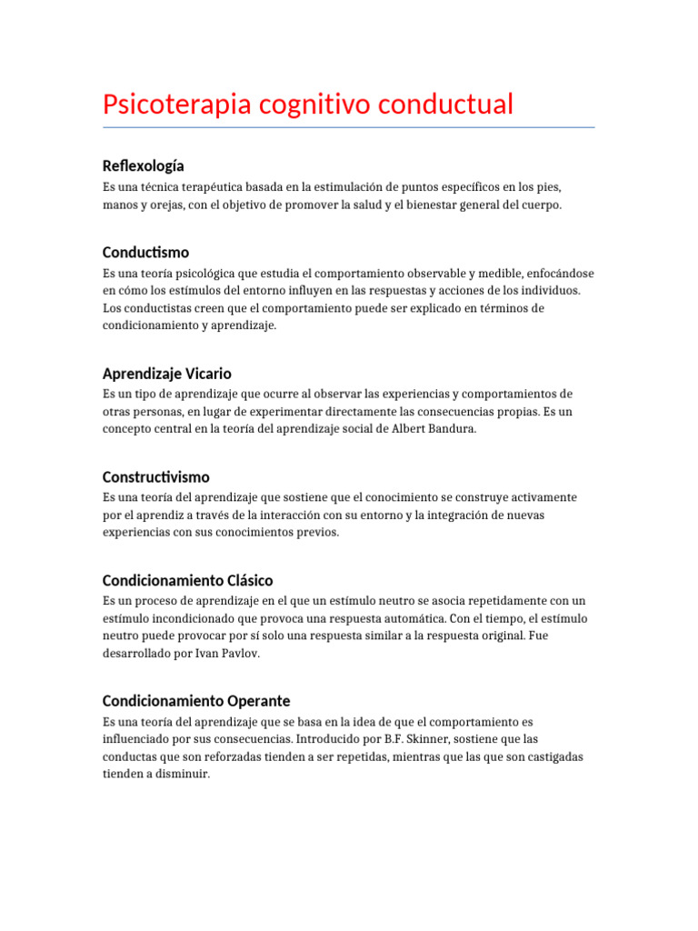 Definiciones de Términos | PDF