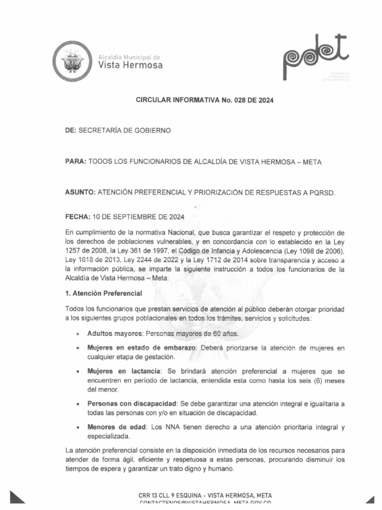 Circular No 028 | PDF