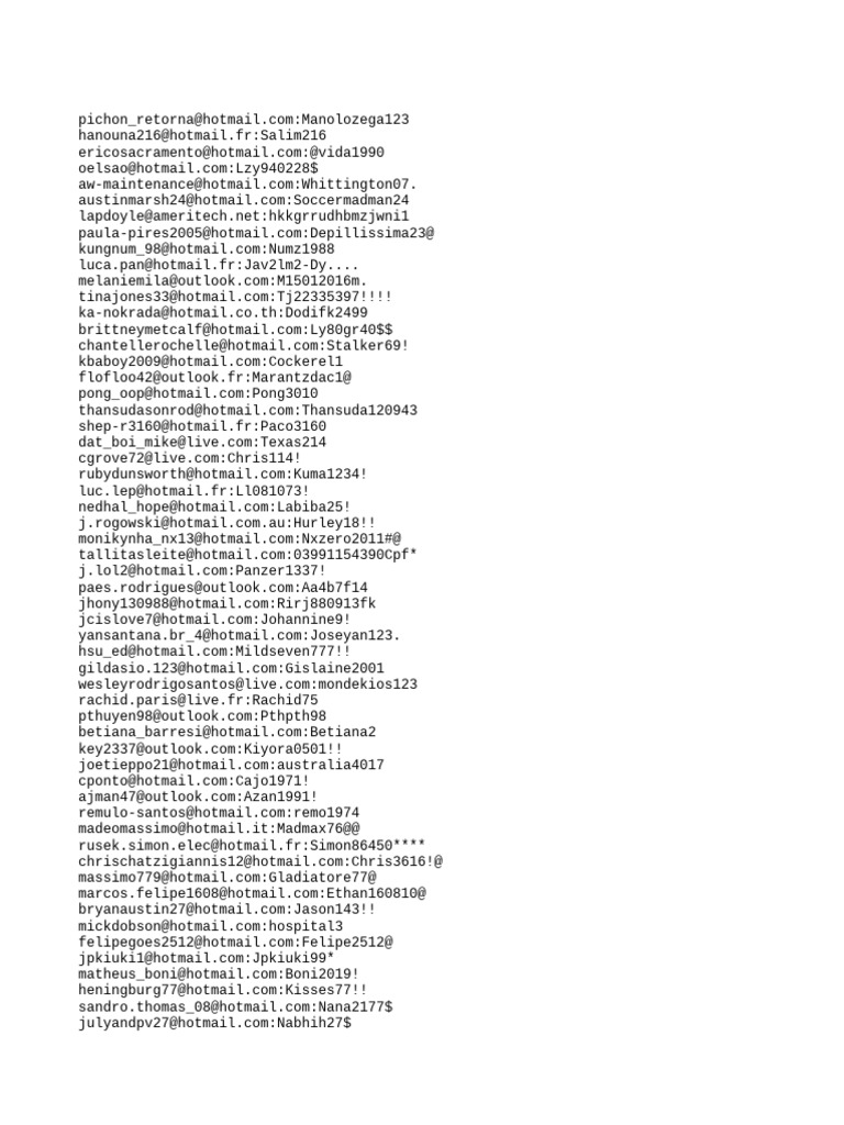 Successful Hotmail Logins | PDF