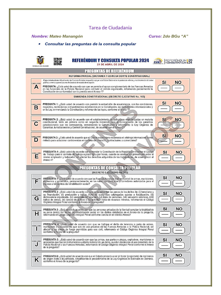 Tarea de Ciudadania CP | PDF