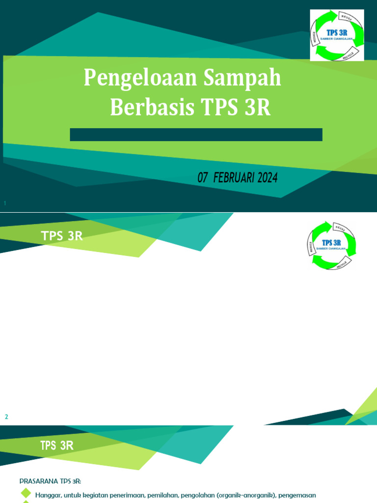 Pengelolaan Sampah Berbasis TPS 3R Samber Ciawigajah 1 | PDF | Teknologi & Rekayasa