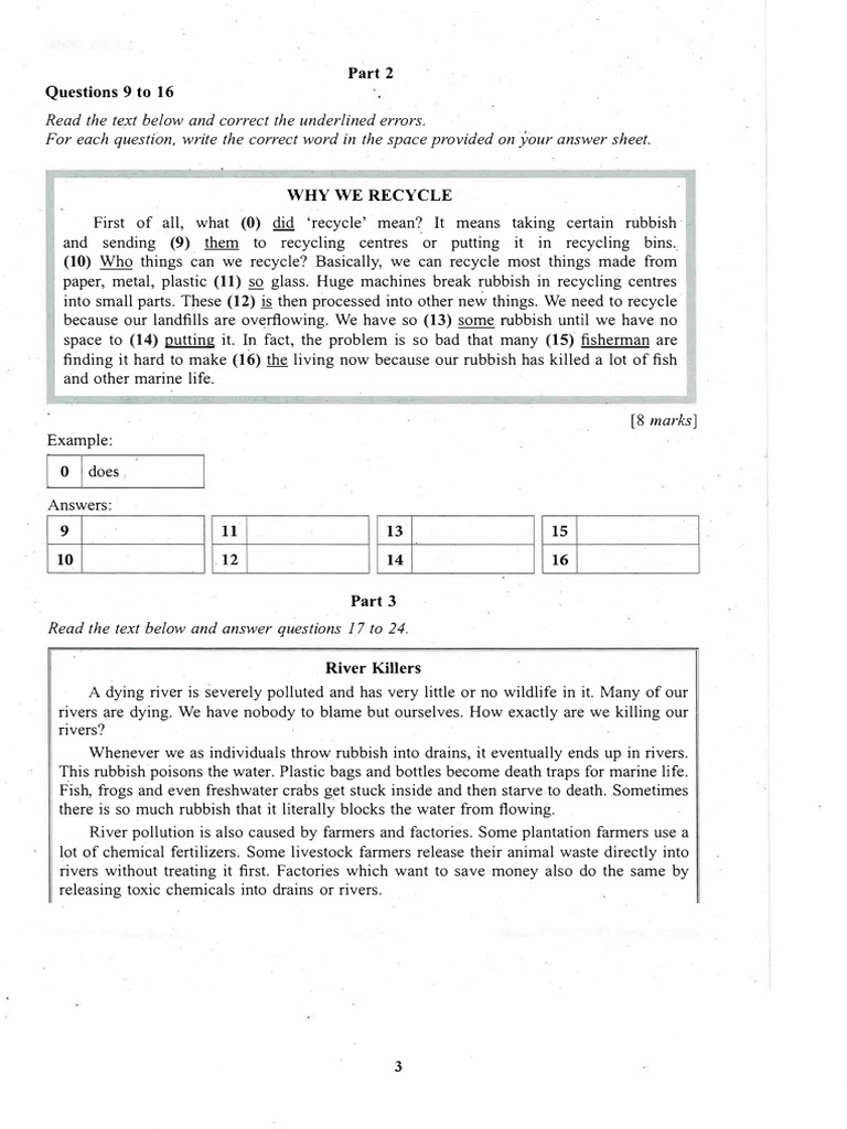 Bi Form 3 3 | PDF | Recycling | River