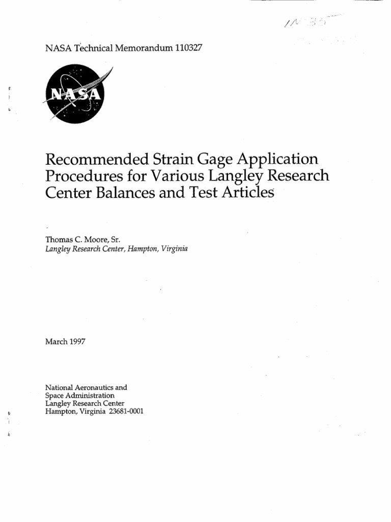 NASA_Recommended strain gauge application procedure | PDF