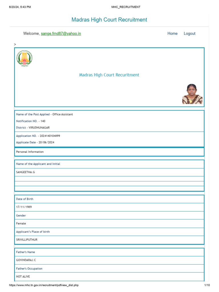 MHC Recruitment | PDF