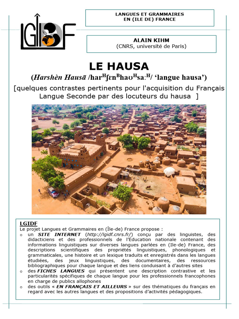 Hausa A4 | PDF