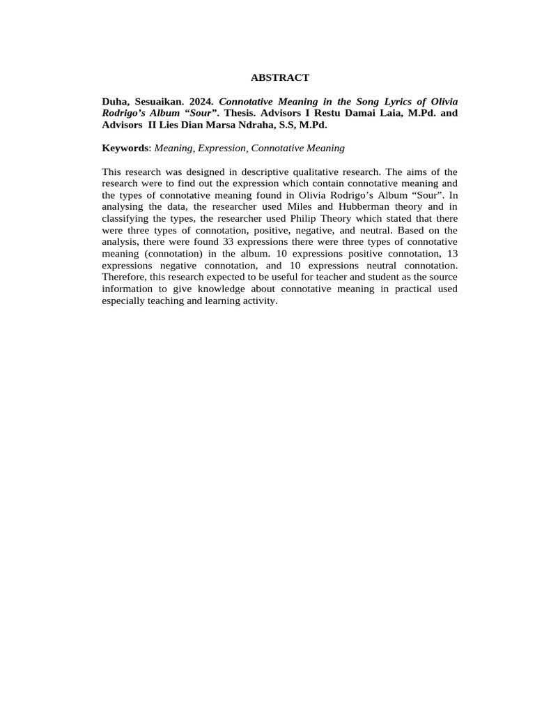 Abstrack Sesuaikan Duha | PDF