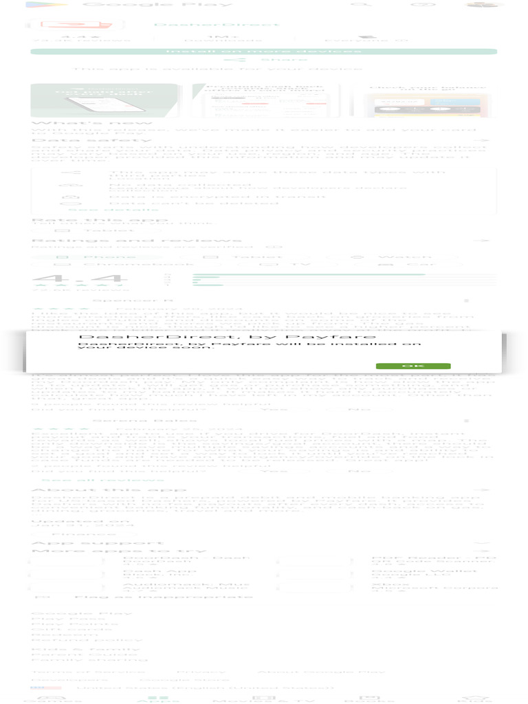 DasherDirect, by Payfare - Apps On Google Play | PDF