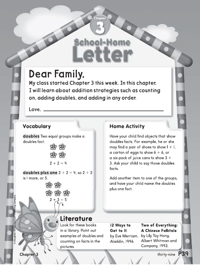 Home Letter. Chapter 3 | PDF