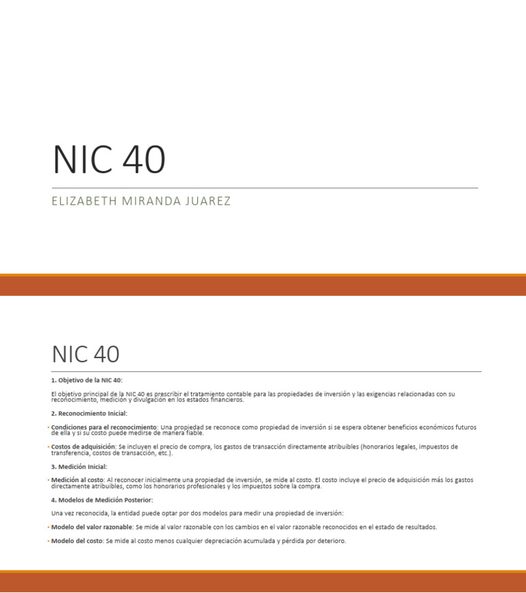 Nic 40_ Propiedades de Inversión | PDF