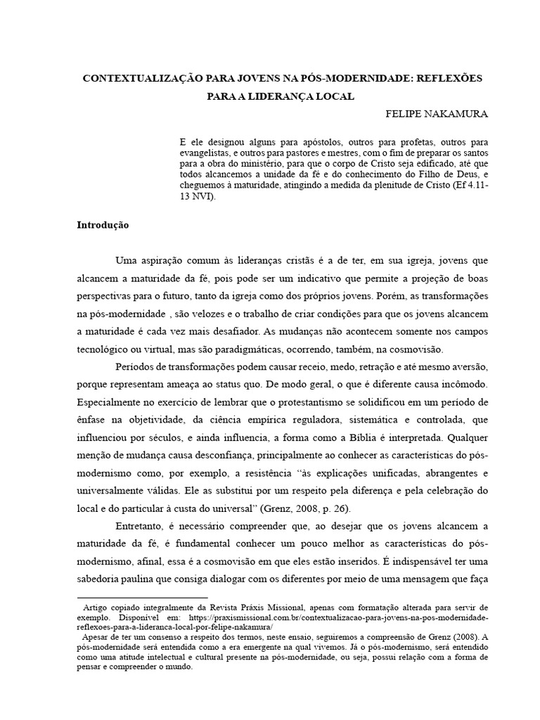 Modelo de TCC 1 | PDF
