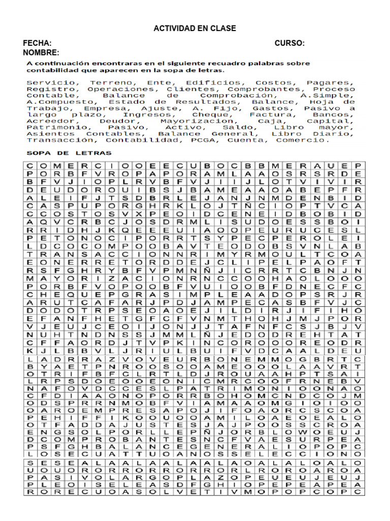 Actividad en Clase1. | PDF