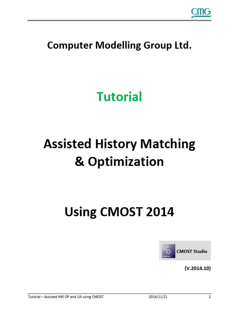 CMOST 2014 Tutorial | PDF
