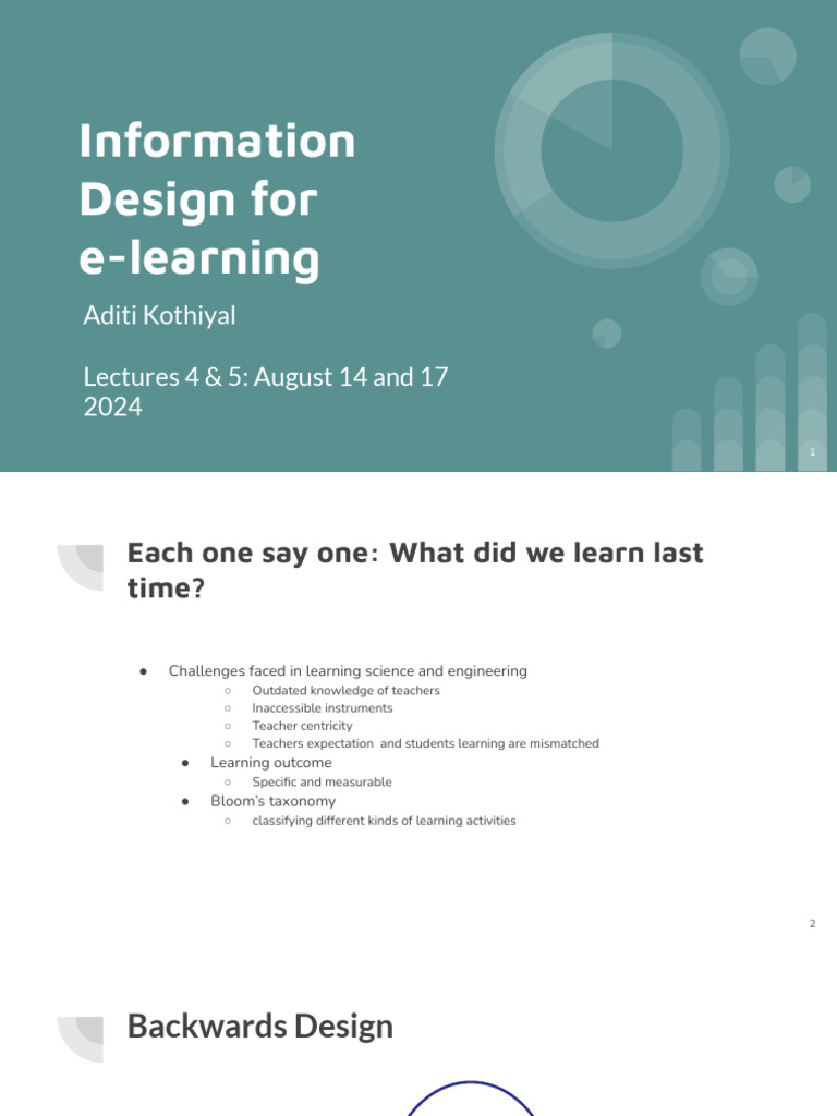 Lectures 4 and 5 | PDF