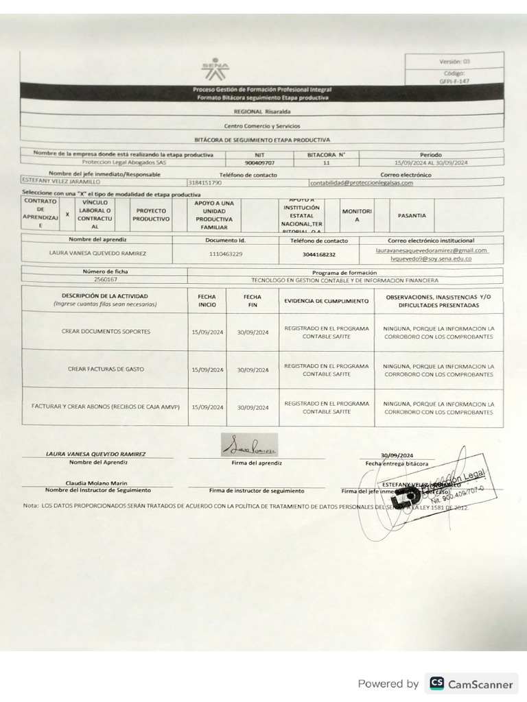 Bitácora 11. Laura Quevedo | PDF