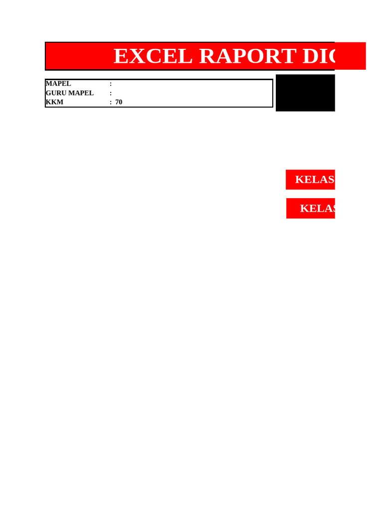 Excel Nilai RDM | PDF