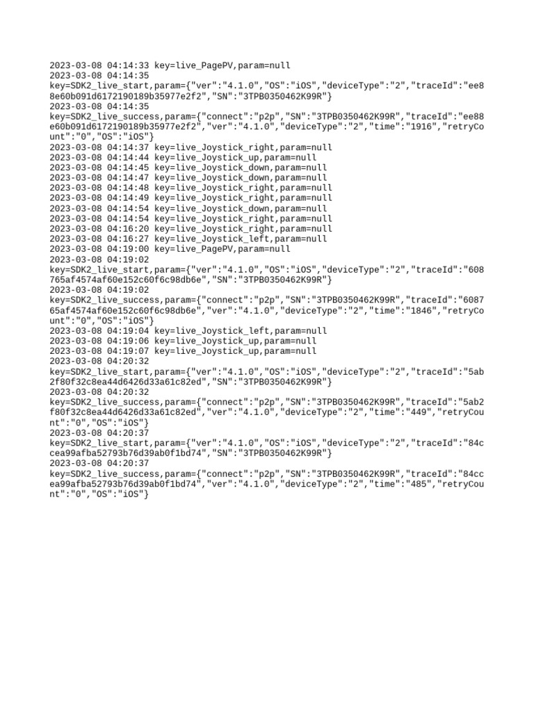 KJLive Data Report Log File | PDF KJLive Data Report Log File | PDF