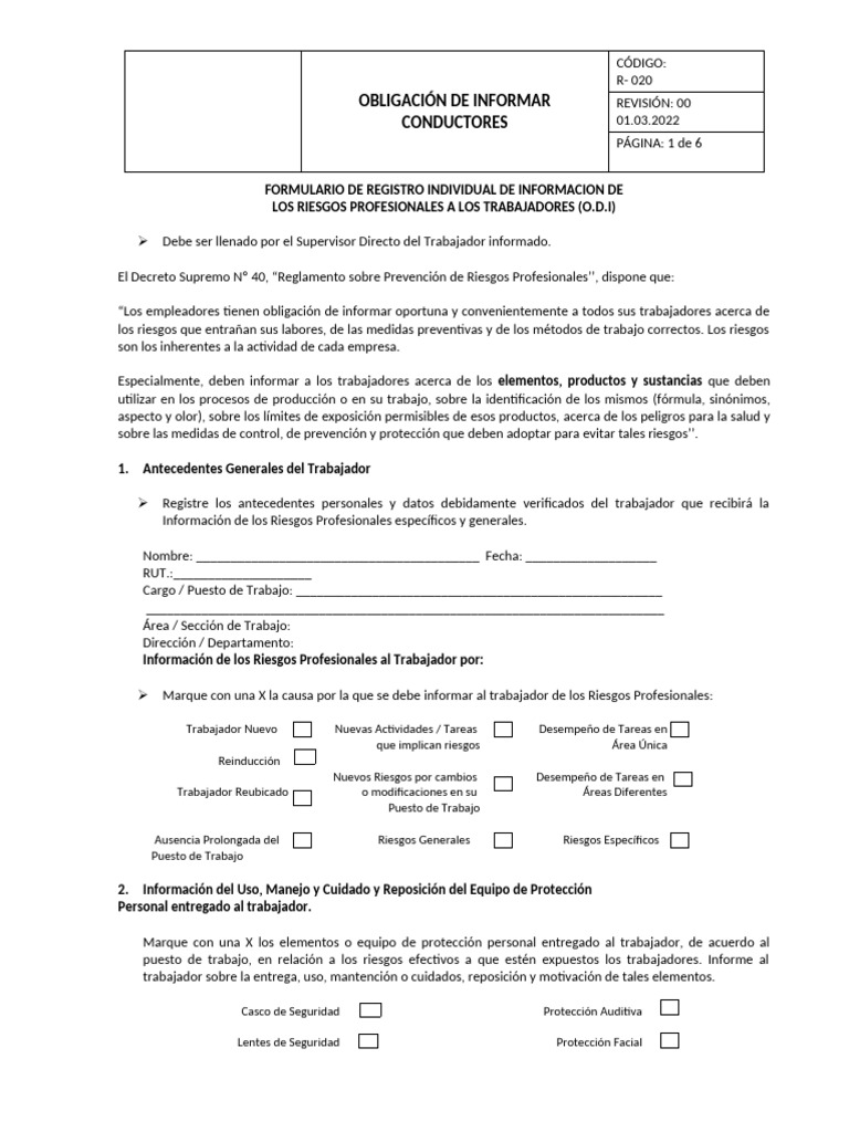 ODI CONDUCTORES | PDF