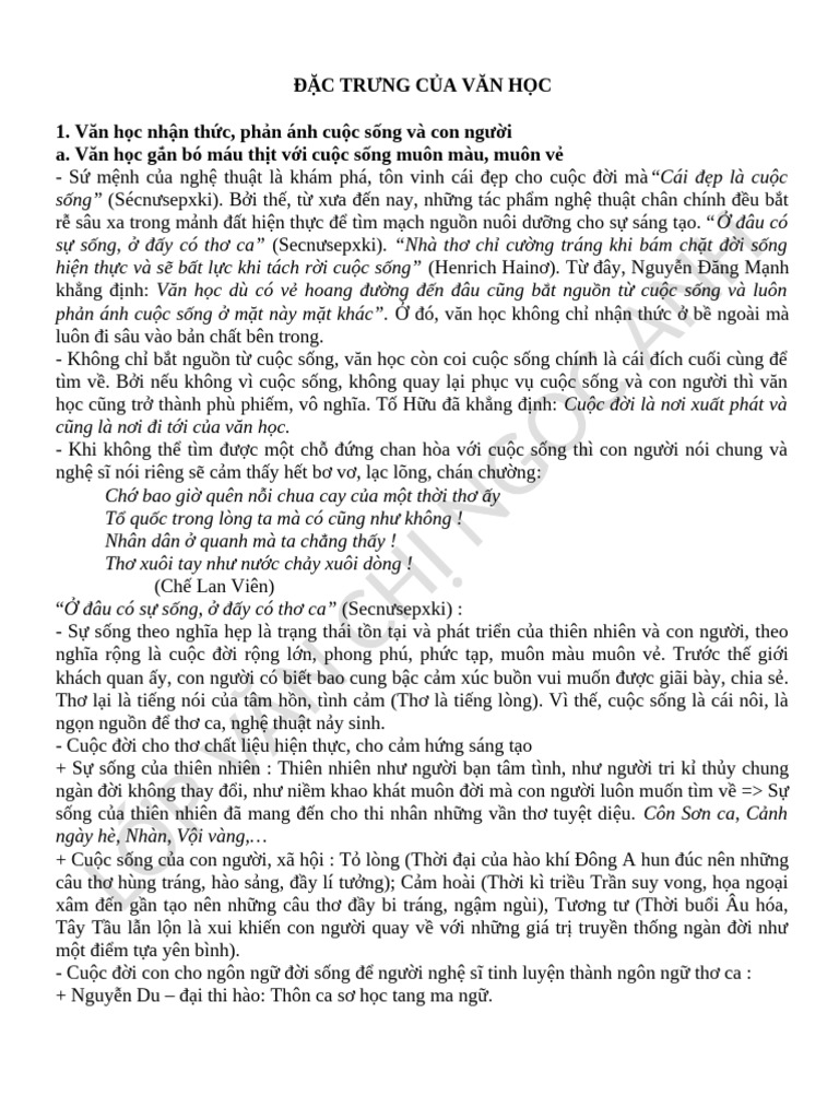 Li luan van hoc bản đủ | PDF