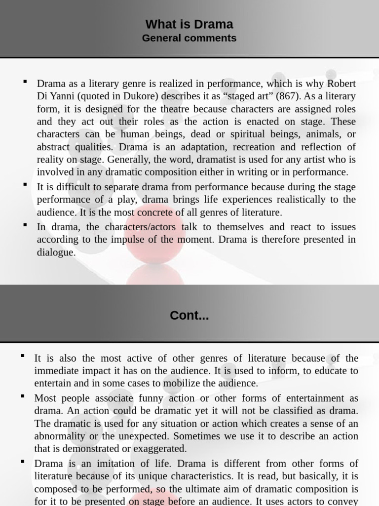 Drama | PDF