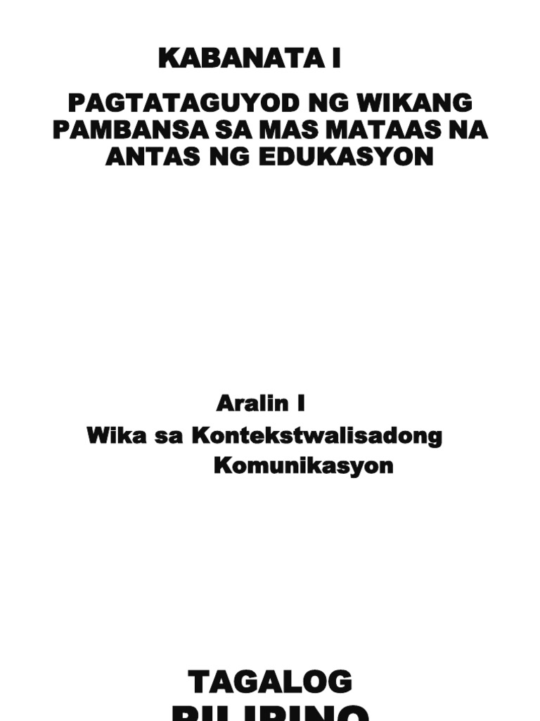 GEC10 Aralin 1 4 | PDF