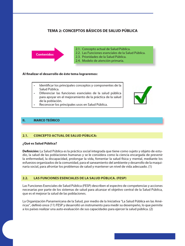 Conceptos Basicos en Salud Publica | PDF