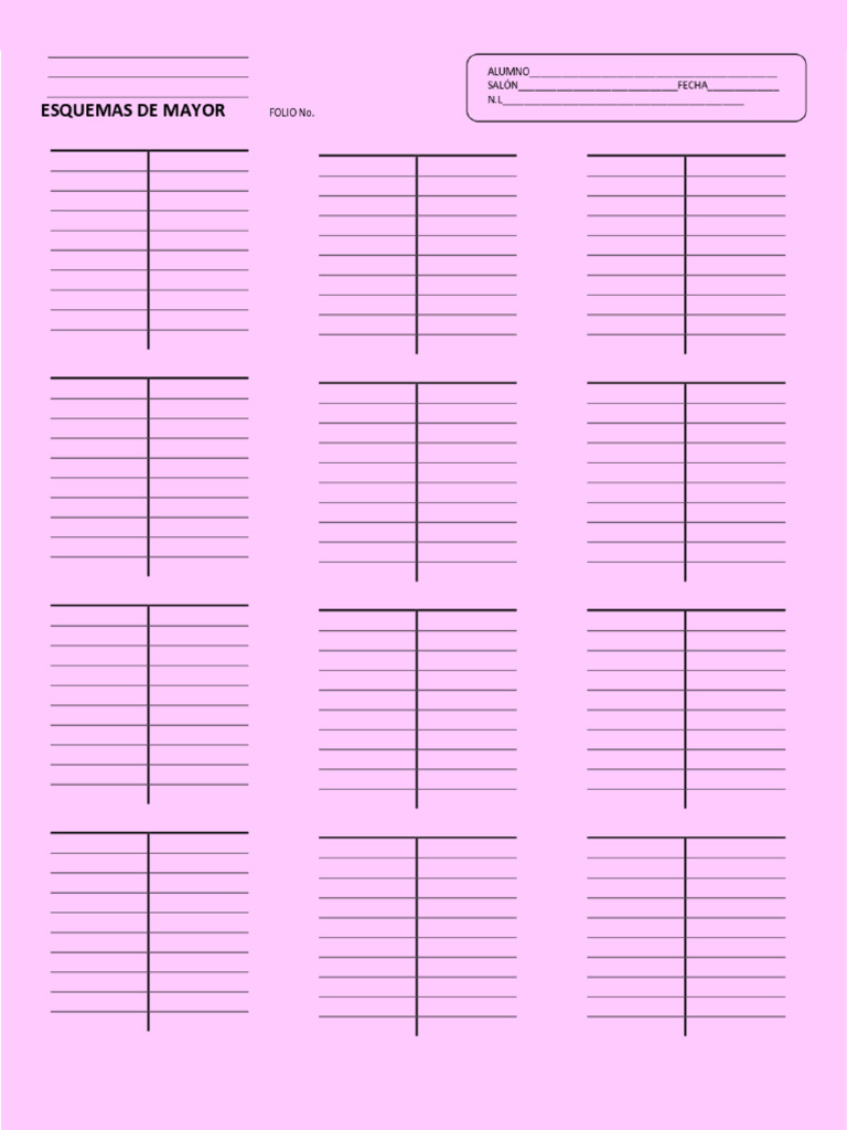 Esquema de Mayor | PDF