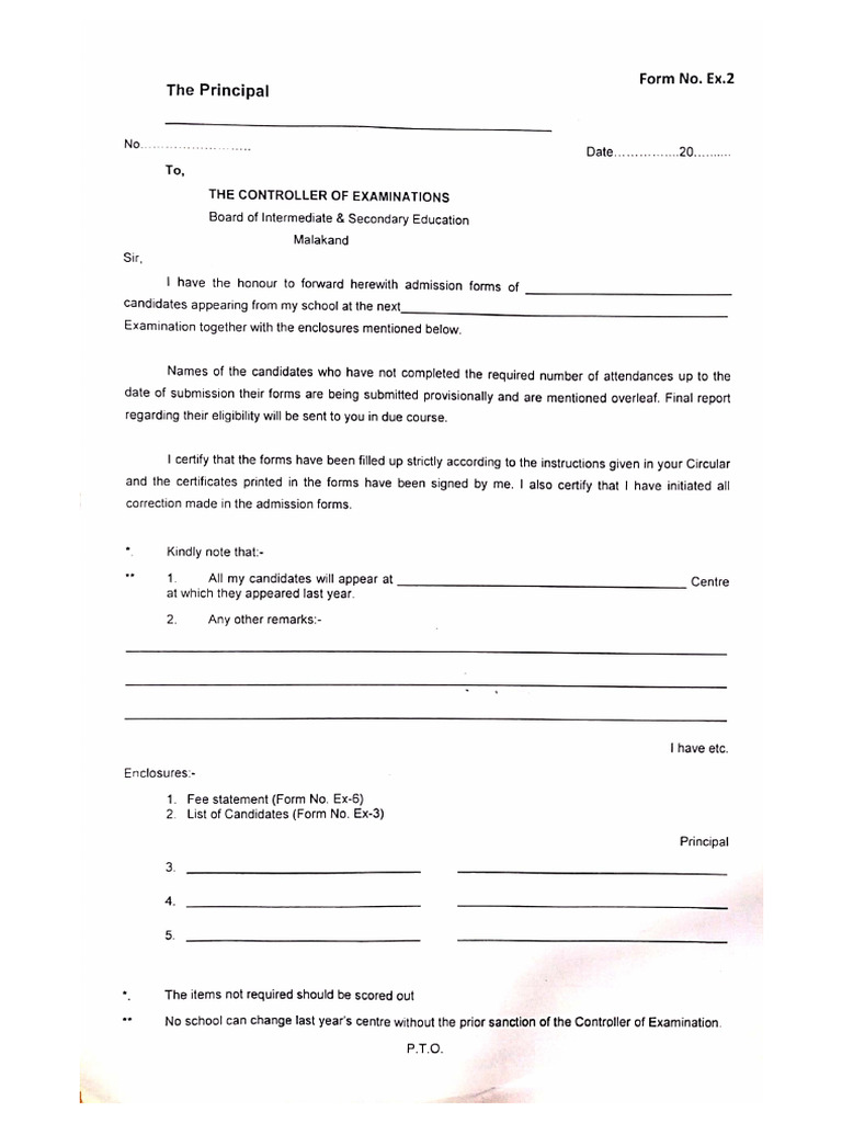 Adm Ex Forms 1675943796 | PDF