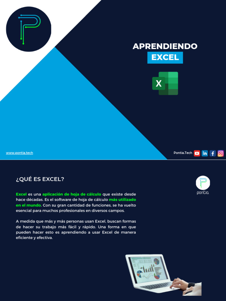 Guía para Descargar y Usar Excel | PDF | Microsoft Excel | Software de ...