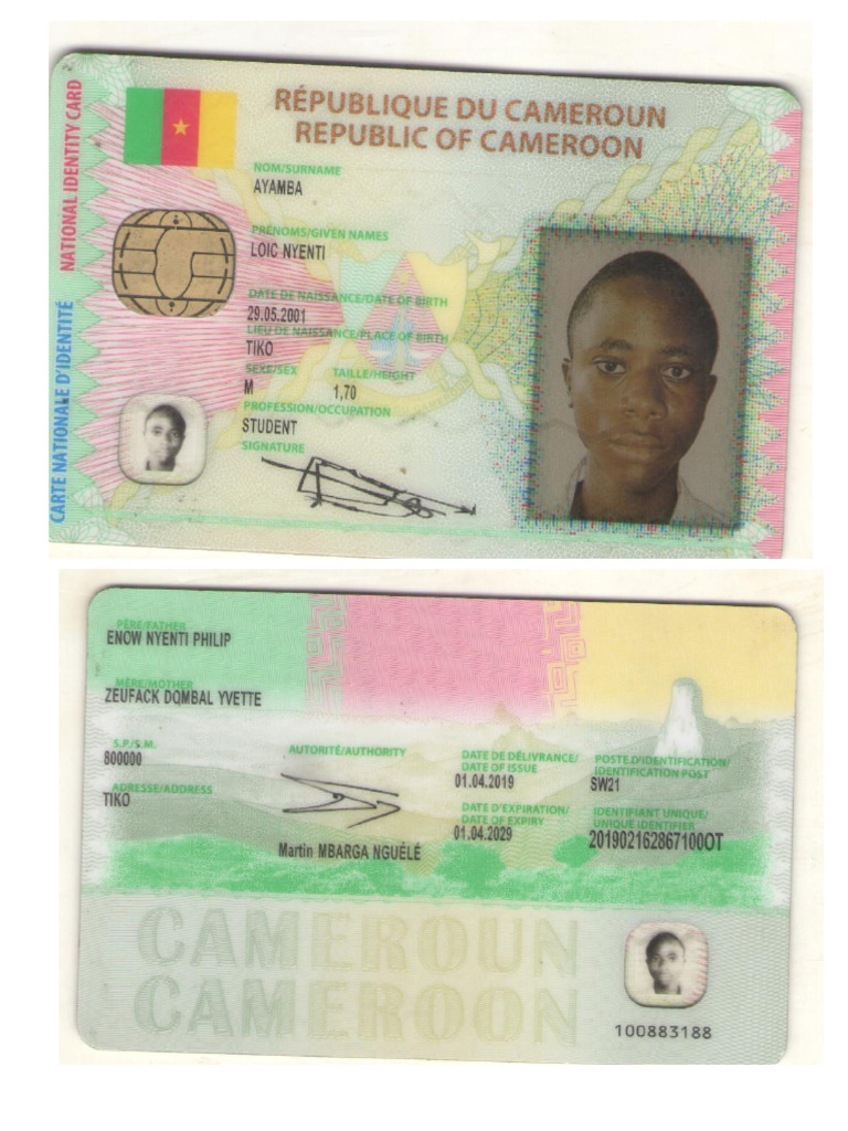 Ayamba Id Card | PDF