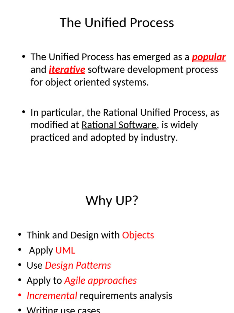 The Unified Process | PDF
