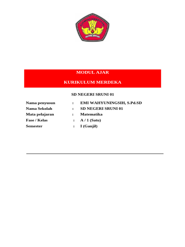 Modul Ajar Bab 1 | PDF