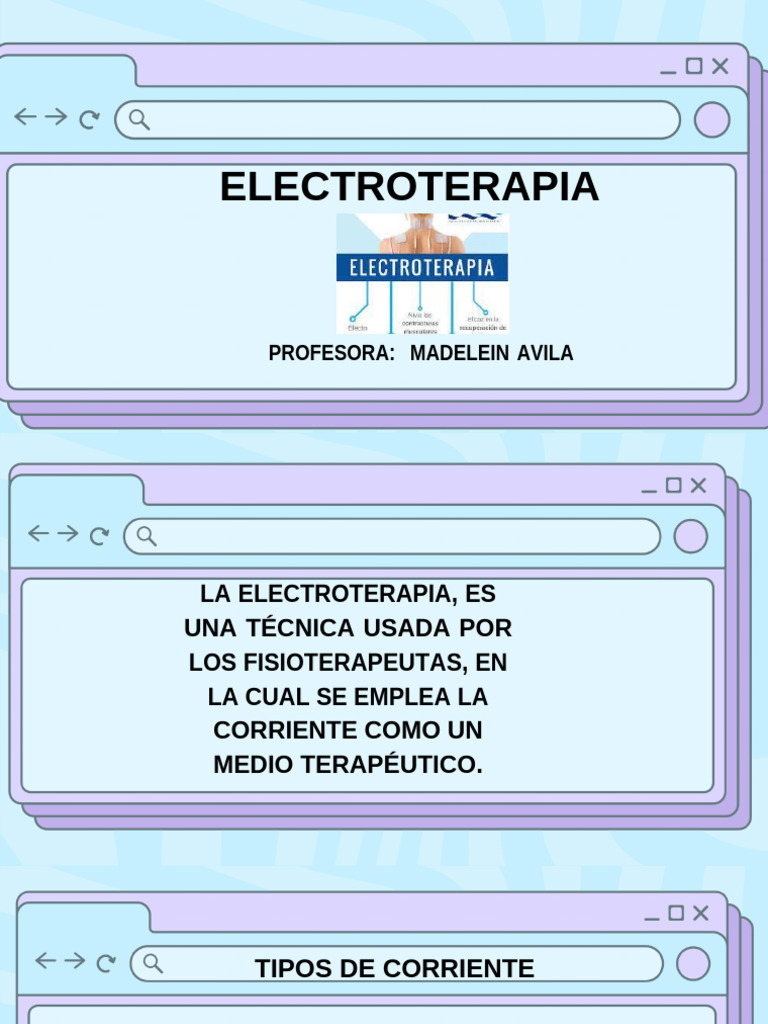 Diapositivas Electroterapia | PDF