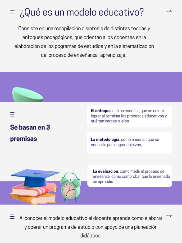 Diapositivas Modelos Educativos | PDF