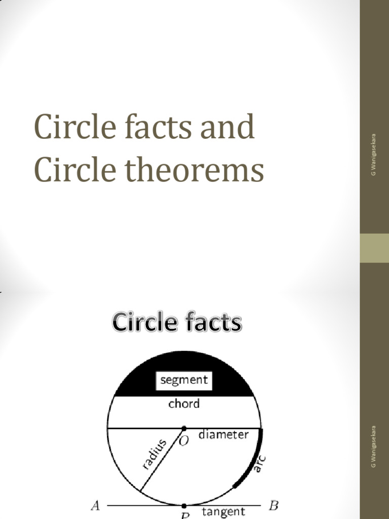 Circle Theorems Pdf