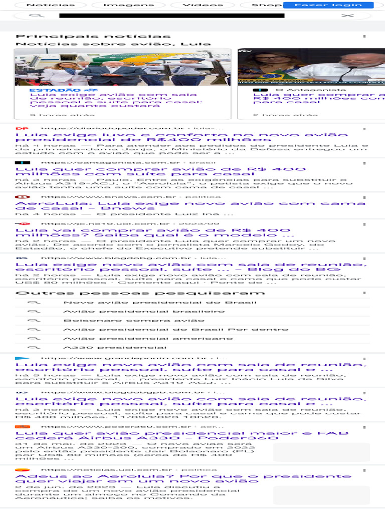 Lula Exige Novo Aviao - Pesquisa Google | PDF