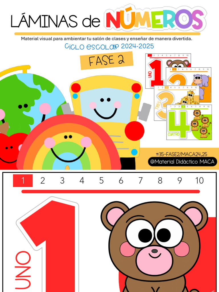 35 Conozco Los Números 1-10-2024-2025 | PDF