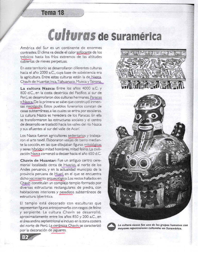 Culturas Suramericanas | PDF
