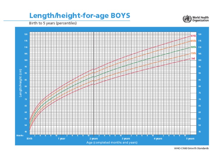 WHO Growth Chart - Boys | PDF