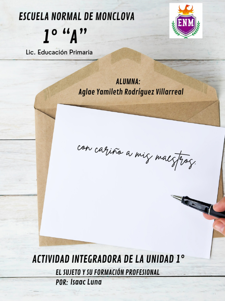 CARTA A MIS MAESTROS | PDF