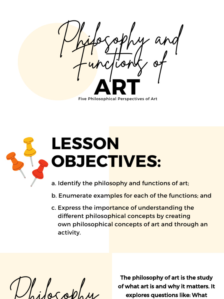 Philosophy and Functions of Art 1 | PDF