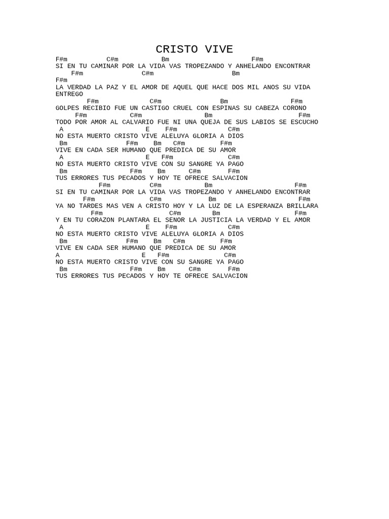 CRISTO VIVE | PDF