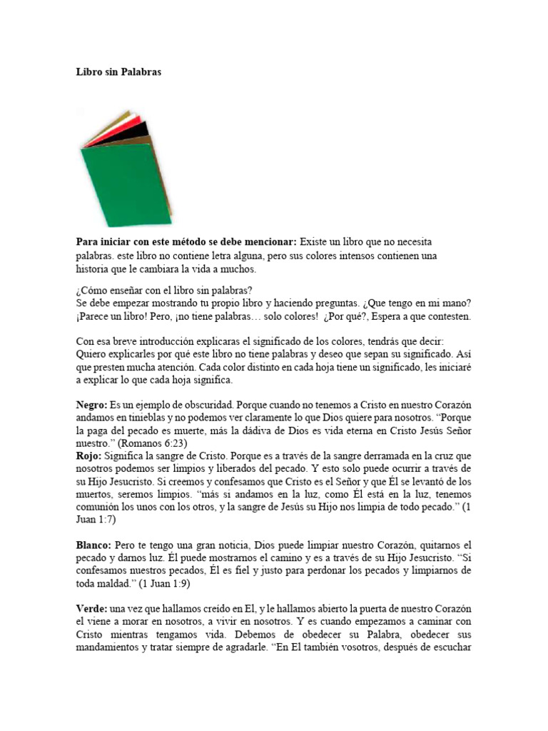Metodo Libro Sin Palabras | PDF
