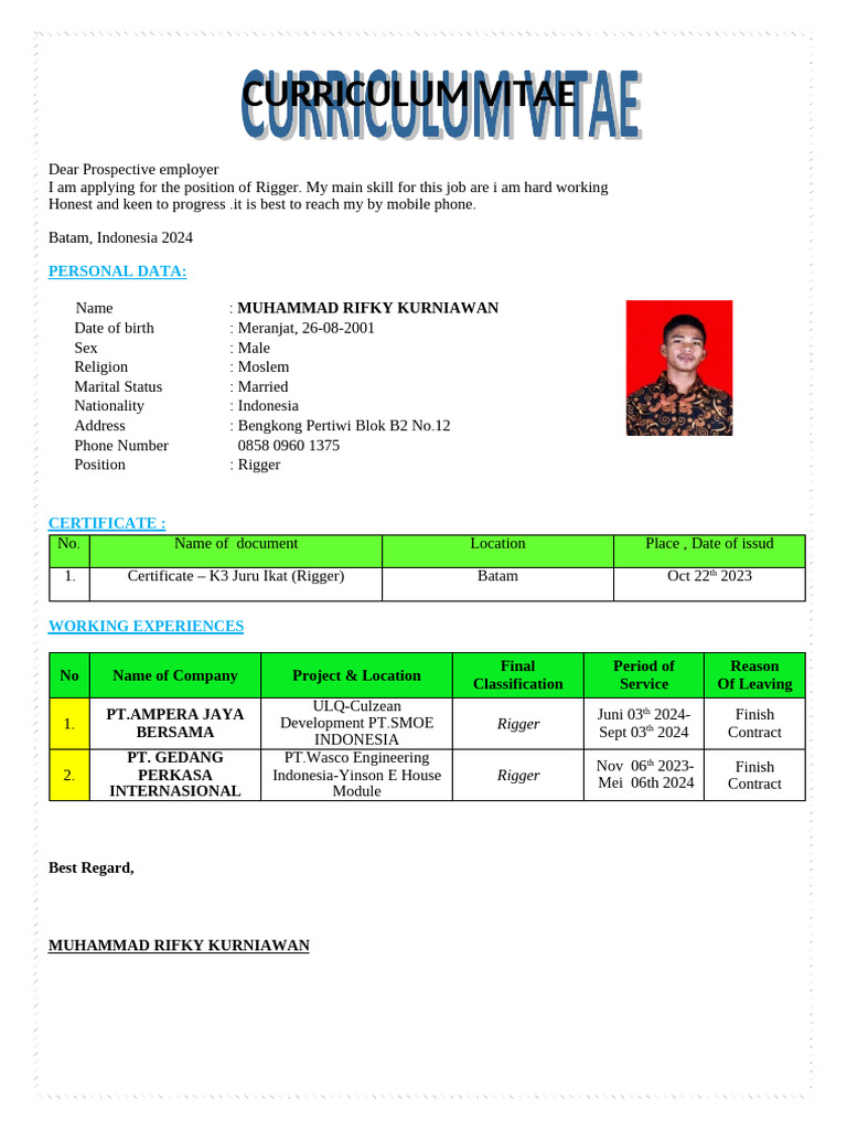 Muhammad Rifky | PDF