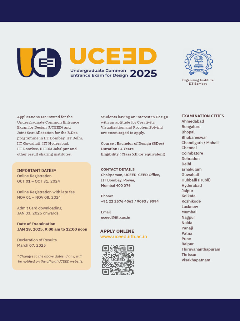 UCEED 2025-Poster | PDF